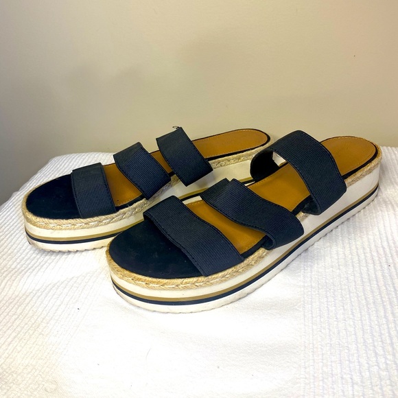 Target | Shoes | Target Black Platform Sandals | Poshmark